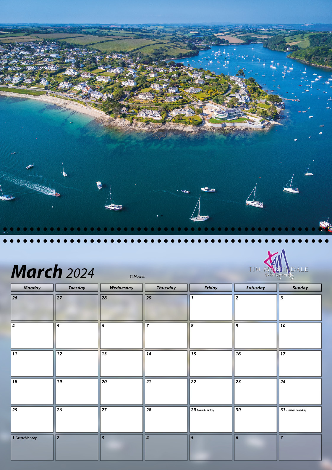 Cornwall Calendar 2024